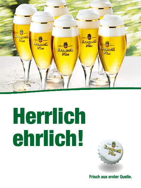 Erzquell Pils, Frisch aus erster Quelle - Erzquell Brauerei Siegtal